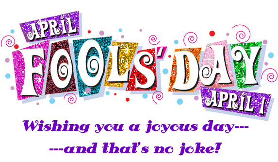 Reflections from Bon Bon Pond: No foolin'