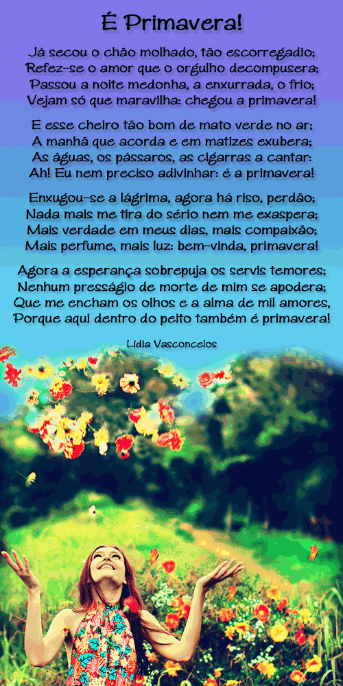 Mundo Mágico da Creche: Poema Primavera