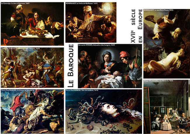 la salle 100: Baroque et Classicisme : les travaux