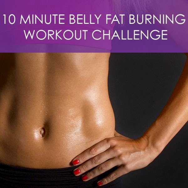 10 Minute Belly Fat burning Workout Challenge - Health Tricks
