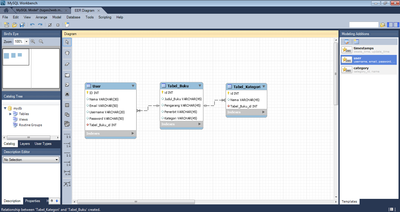 Tutorial membuat skema database pada MySQL Workbench ~ Teknik Informatika