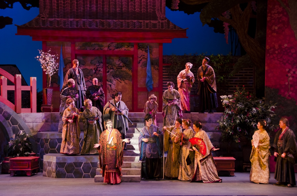 The Theatrical Designs of Gary Benson: The Mikado--Lighting Design