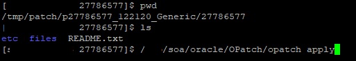 My SOA & OIC Learnings: How to Verify/Apply the Patches Applied to an ...