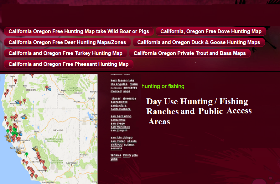 2023 California Turkey Hunting Maps Information, Where to Hunt, Call ...