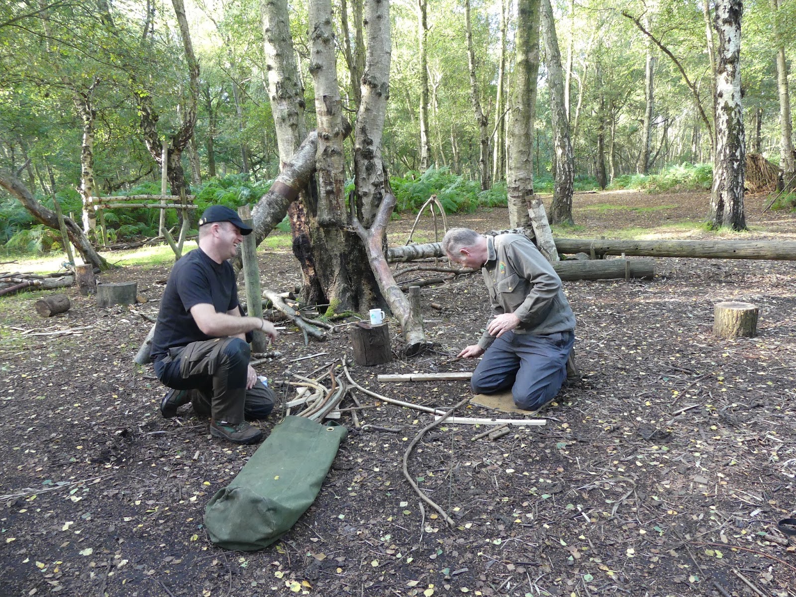 The Outdoor Traditionalist : Dave Watson Friction Firelighting 1-2-1