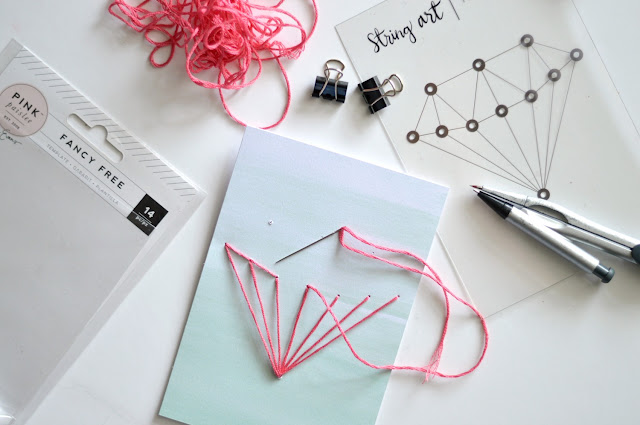 Fancy Free string art card + tutorial | Flóra Mónika Farkas