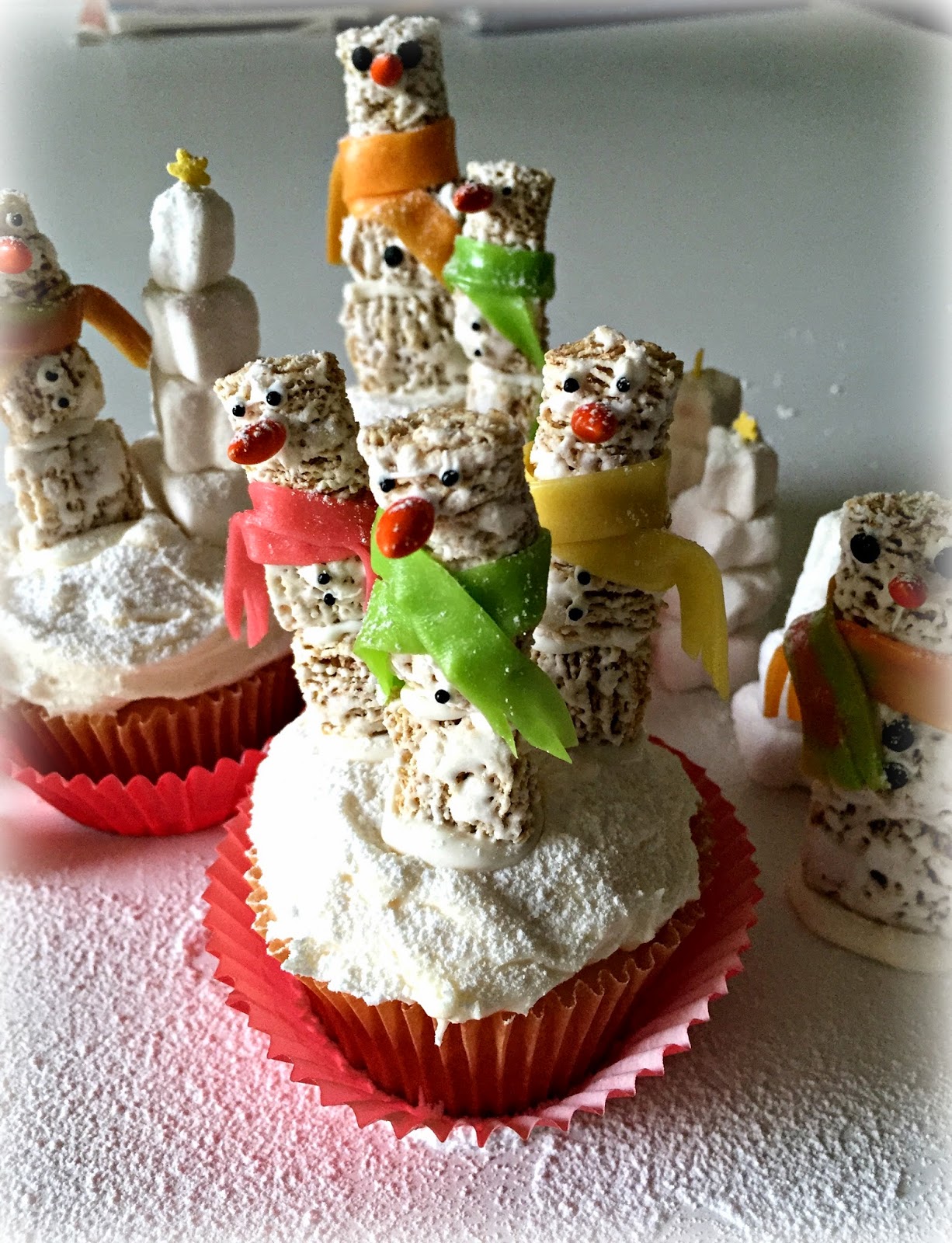 Sugar Swings! Serve Some: Cereal Snowmen made from Mini Wheats ...