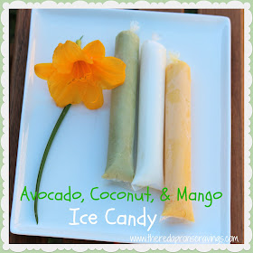 The Red Apron: Avocado, Coconut and Mango Ice Candy