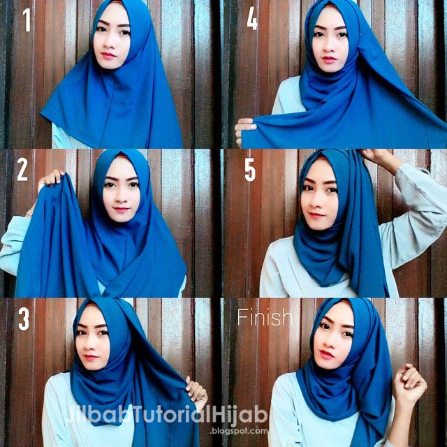 7 Tutorial Hijab Pashmina Untuk Sehari-hari | Busana Muslim