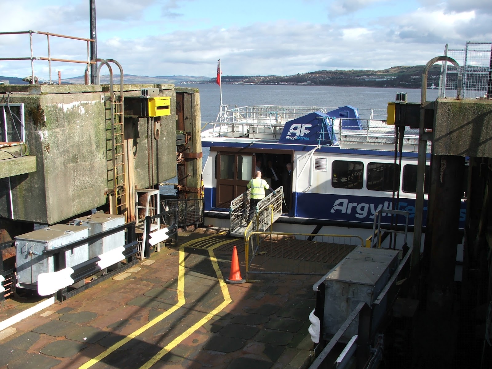 West of Scotland Ferries: Argyll Ferries using Dunoon old Pier 18/3/12