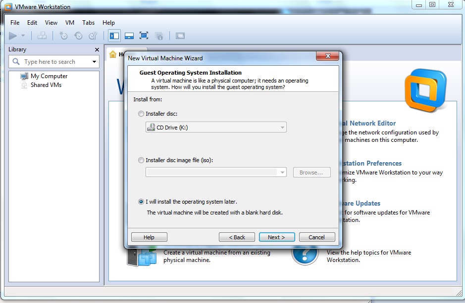 How to install windows Xp in Vmware workstation 9 ~ IT Related Informations
