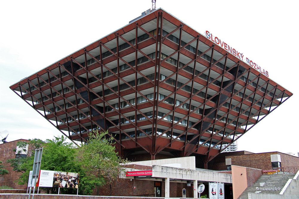 Slovak Radio Building: The Inverted Pyramid | Amusing Planet