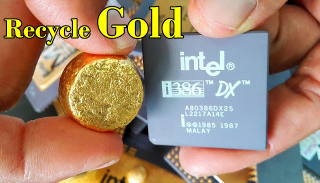 Gold Recycling CPU: Gold Recycling CPU Computer