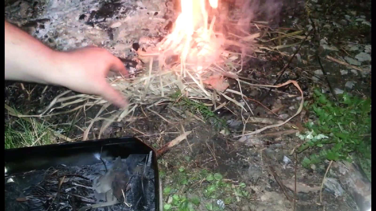 The 7 P's Blog: Making Char From Natural Materials and Flint/Steel Fire ...