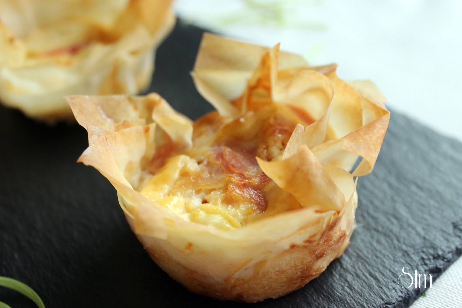 MINI QUICHES DE VERDURAS EN PASTA FILO