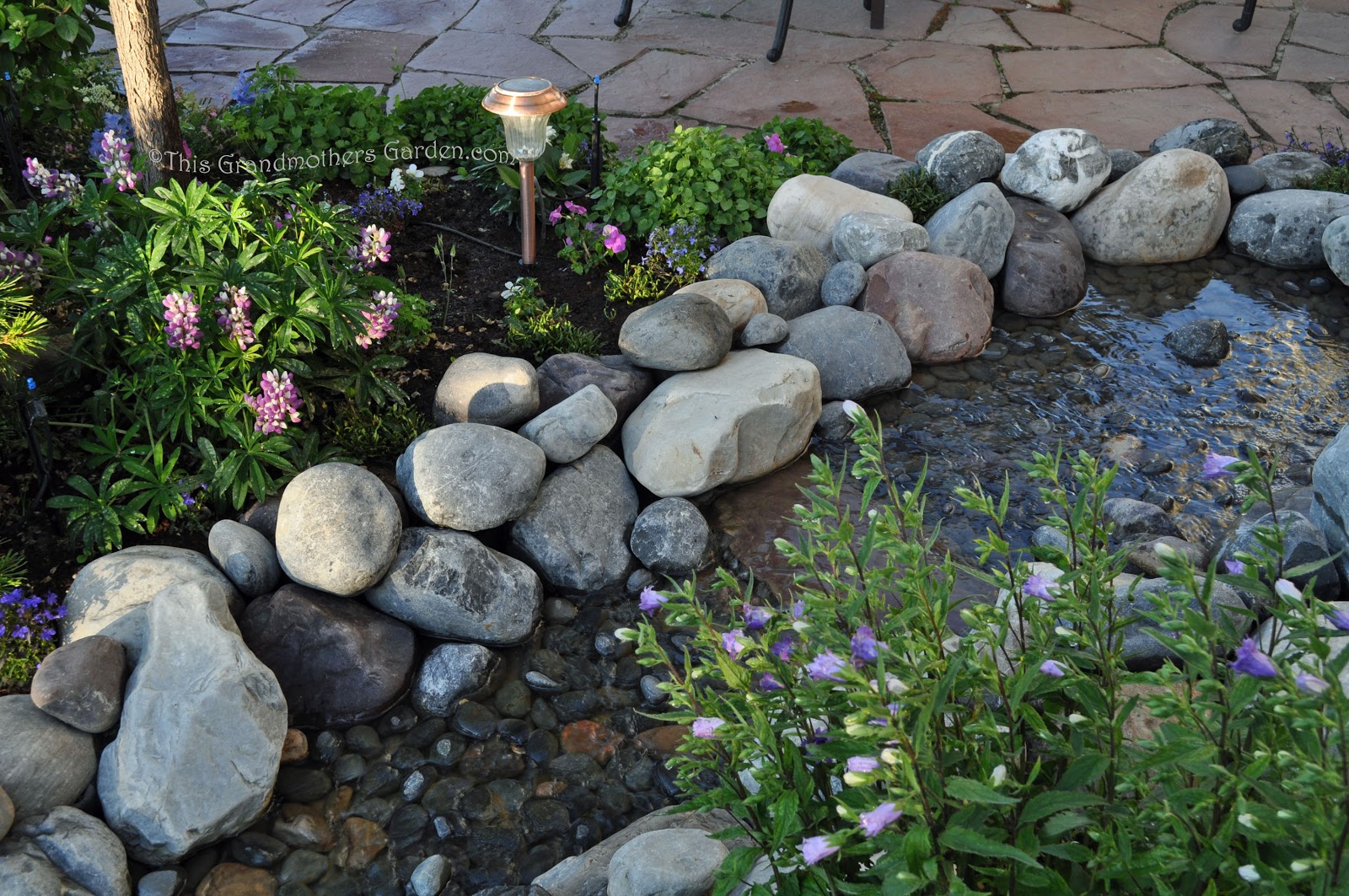This Grandmother's Garden: Building Our Waterfall Part Two: The Catch Basin
