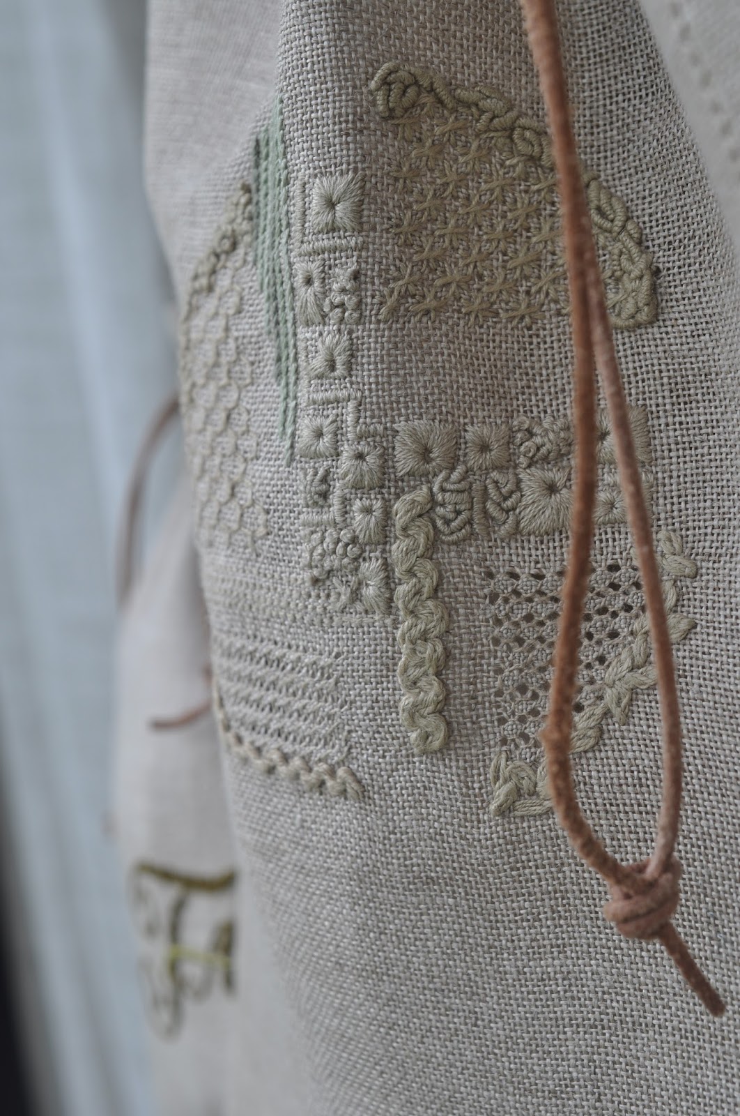 Strikogsting : Skønne broderier