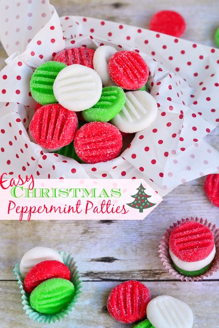 Easy Christmas Peppermint Patties | Nothing But Food