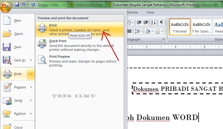 Cara Merubah File Word Menjadi PDF