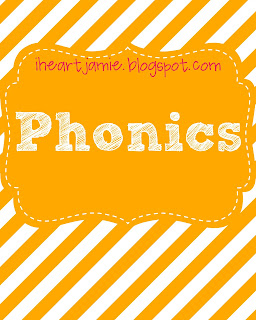 iHeart: Printable: Binder Cover: Phonics