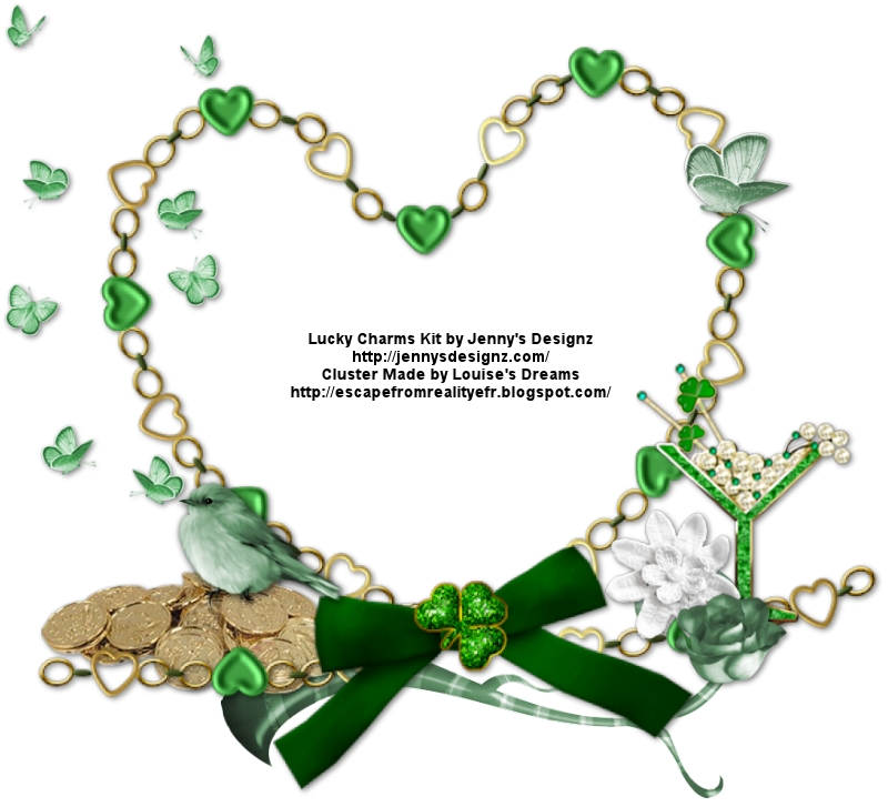 Escape From Reality Blog: FTU Cluster Frames "Lucky Charms"