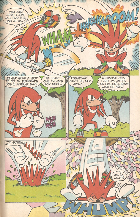 Comic Kathy: Knuckles in First Contact