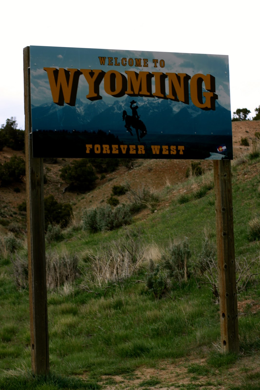 Just West of My Heart: Day 2: From Rifle, Colorado to Casper, Wyoming