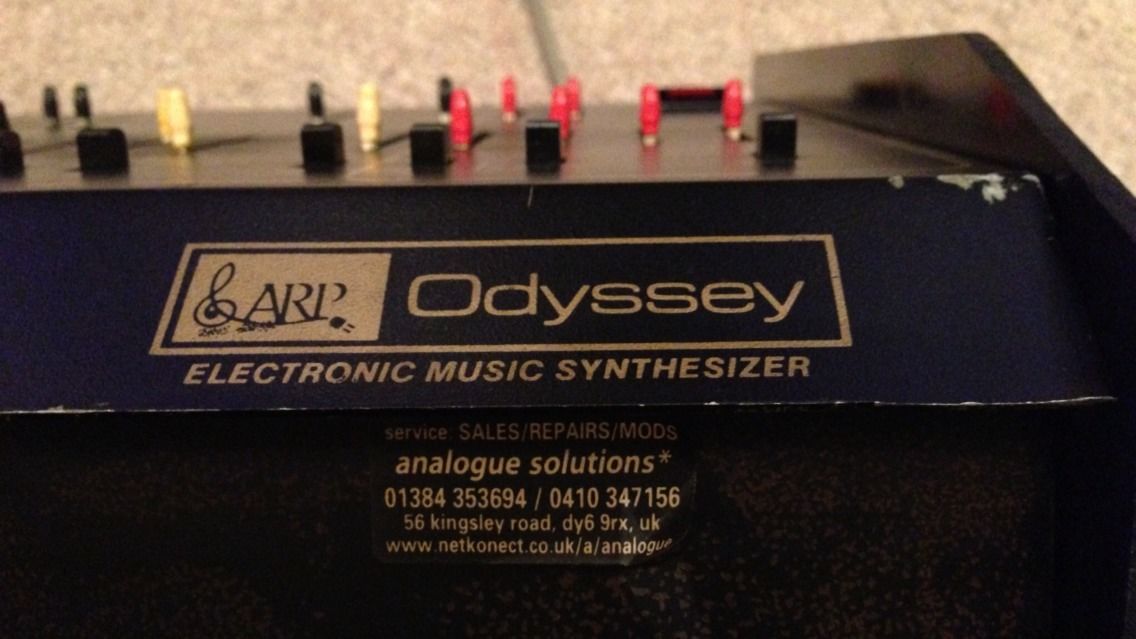 MATRIXSYNTH: Custom ARP ODYSSEY Desktop Unit with Patch Points SN 0044
