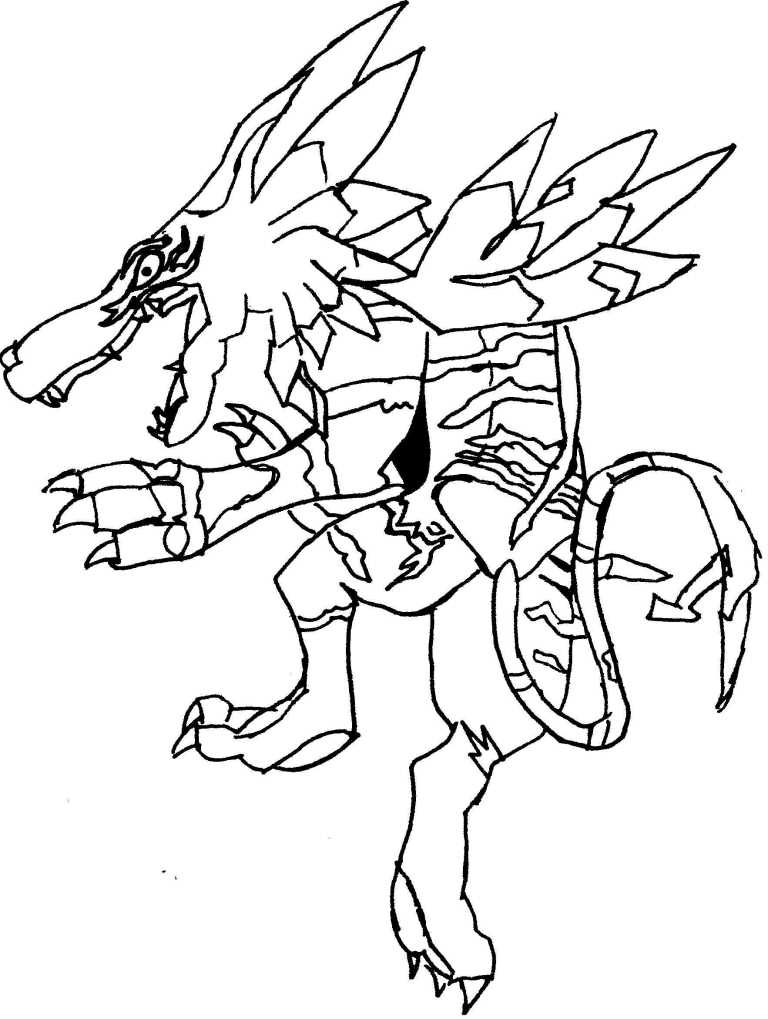 Dibujos De Digimon Para Colorear Pintar E Imprimir Gratis