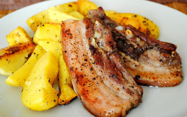 Serpenyőben sült oldalas