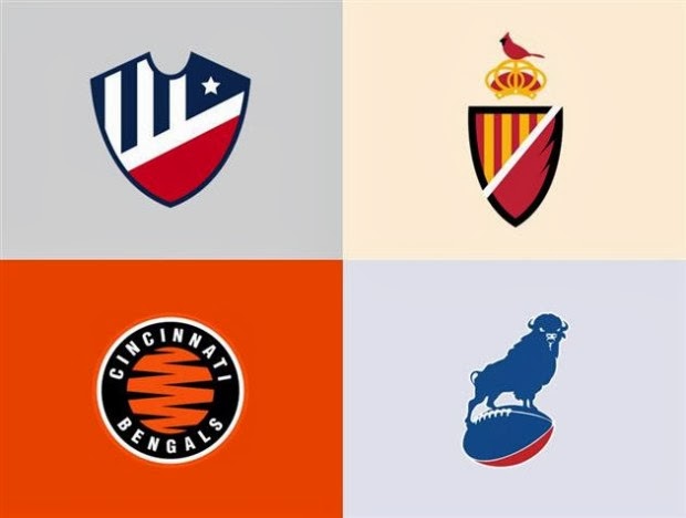 The Real Dwayne Allen.com: NFL Logos Redesigned as Soccer (Futbol) Badges