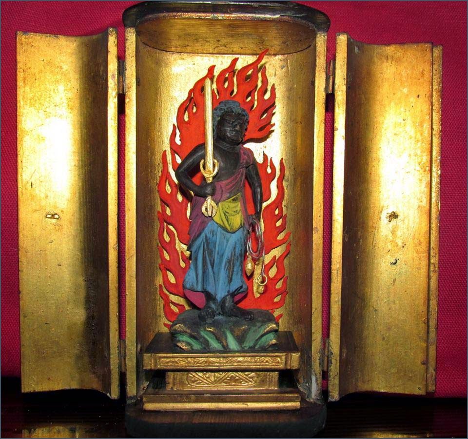 Fudo Myo-O - Introducing Japanese Deities: Fudo Small Shrine