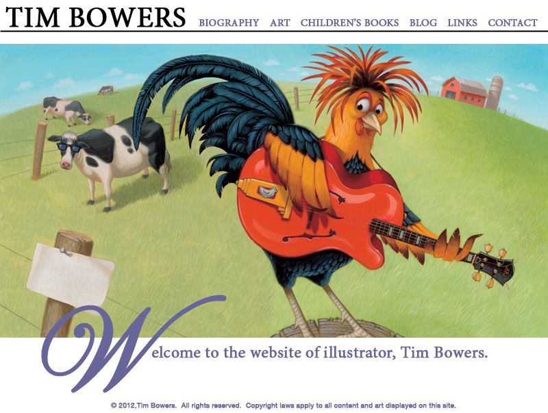 Tim Bowers Art Blog: January 2012