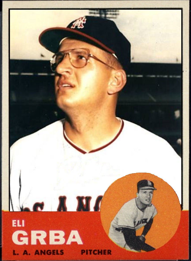 Cards That Never Were: 1963 Topps Eli Grba - Error Card Corrected