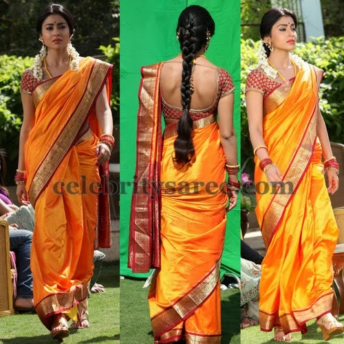 Shriya Latest Traditional Sari - Saree Blouse Patterns