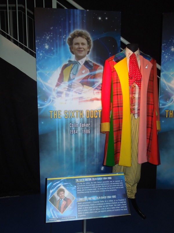 Fifth through Eighth Doctor costumes from Doctor Who on display ...