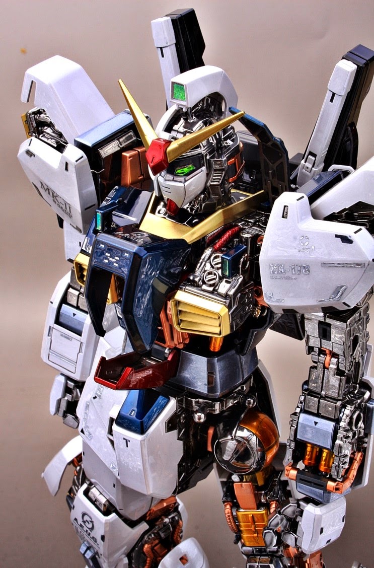 Custom Build: PG 1/60 RX-178 Gundam Mk-II AEUG "Gloss Finish"