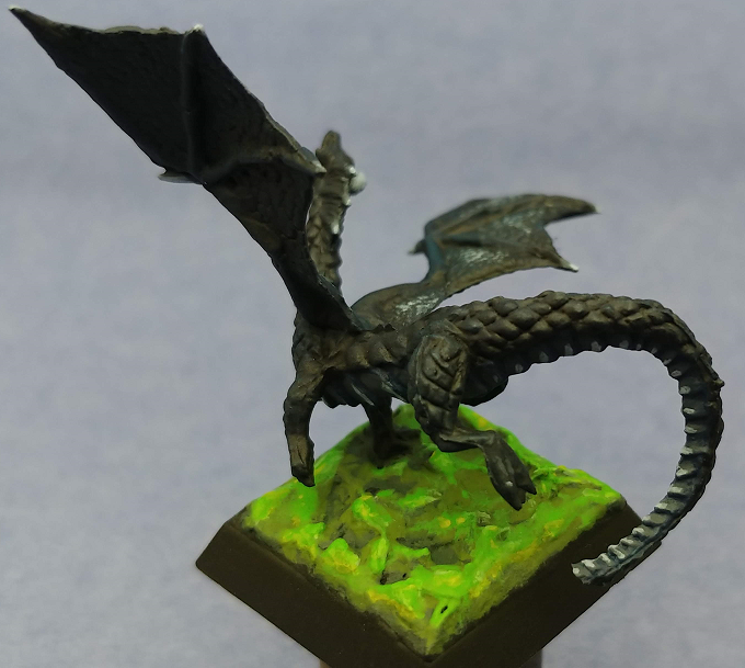 Miniature Painting: Reaper Miniatures Dragon Hatchling Black - 77273