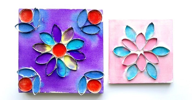 Painted Paper Roll Canvases: A Canvas Corp Brands Kid's Craft Tutorial