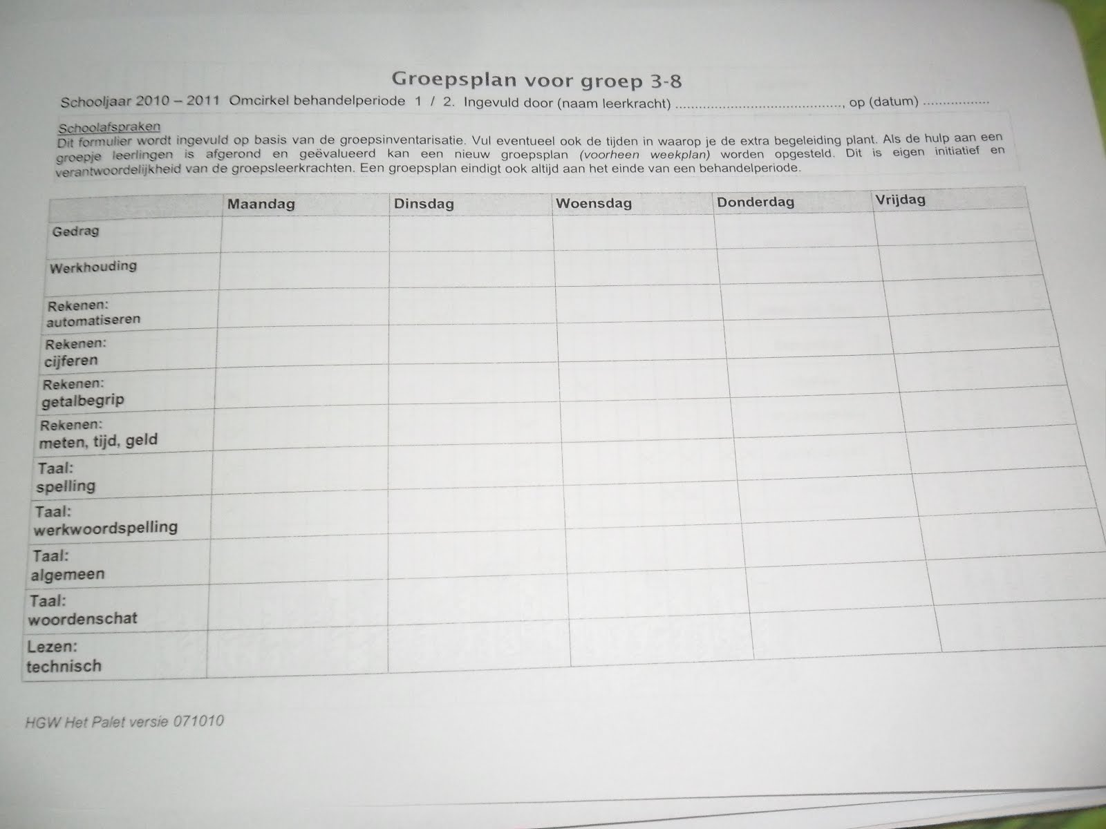 Blog voor 'Diversiteit': Toepassingskaart 3 - Groepsplannen en ...