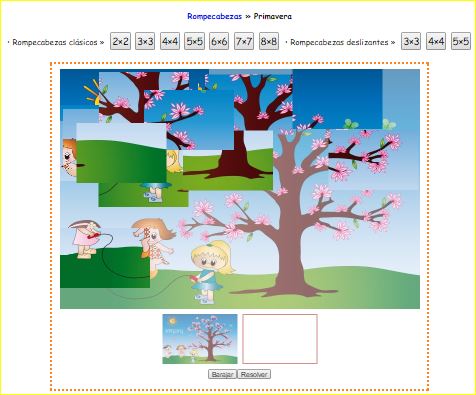 Jugando y aprendiendo juntos: Rompecabezas de Primavera