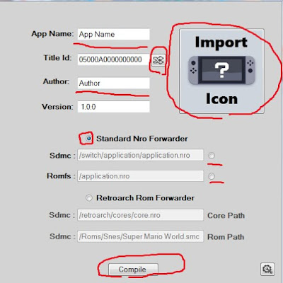 ニンテンドースイッチ 自作カスタムNSP作成方法(Nro2Nsp)