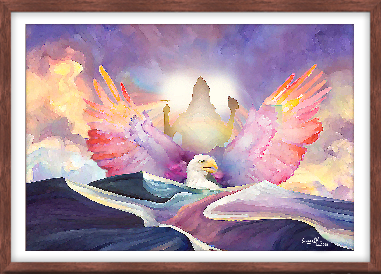 Edu-Graphics and Animation for all media: Garuda Deva - divinity painting