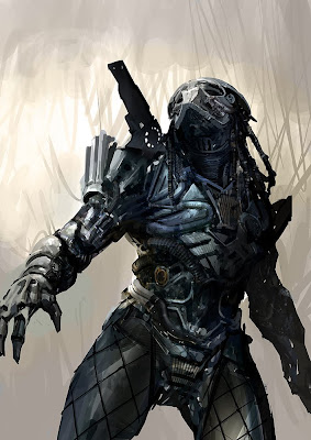 the art of simon robert: Predator design sketches