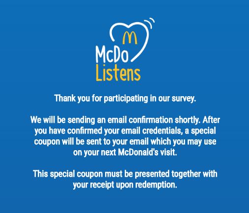 McDo Listens: Sundae for a Survey - Kuripot Journal