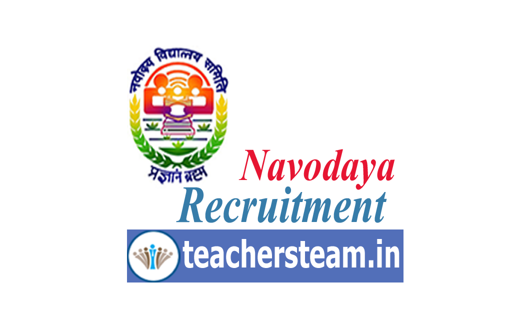 Jawahar Navodaya Vidyalaya Samiti(JNVS) PGT TGT Teachers Recruitment ...