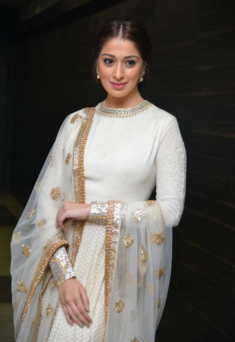 Malayalam Girl Raai Lakshmi In White Dress At Movie Audio Launch - Noshwind