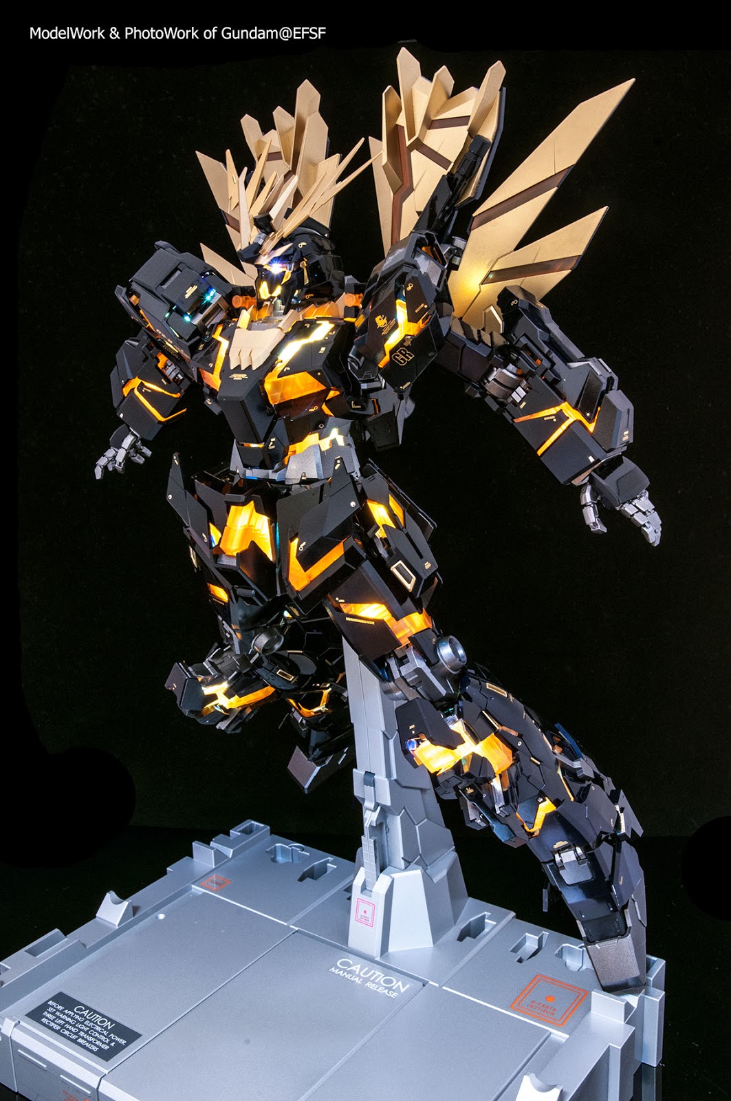 Painted Build: PG 1/60 Banshee Norn "Gloss Finish" - Gundam Kits ...