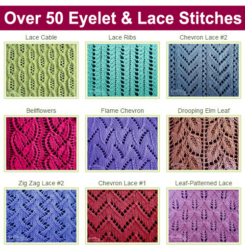 Beautiful Skills - Crochet Knitting Quilting : Over 50 Eyelet & Lace ...