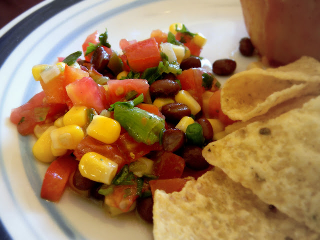 Mix it all up together in a big bowl. Chill a bit before serving. It’s ...